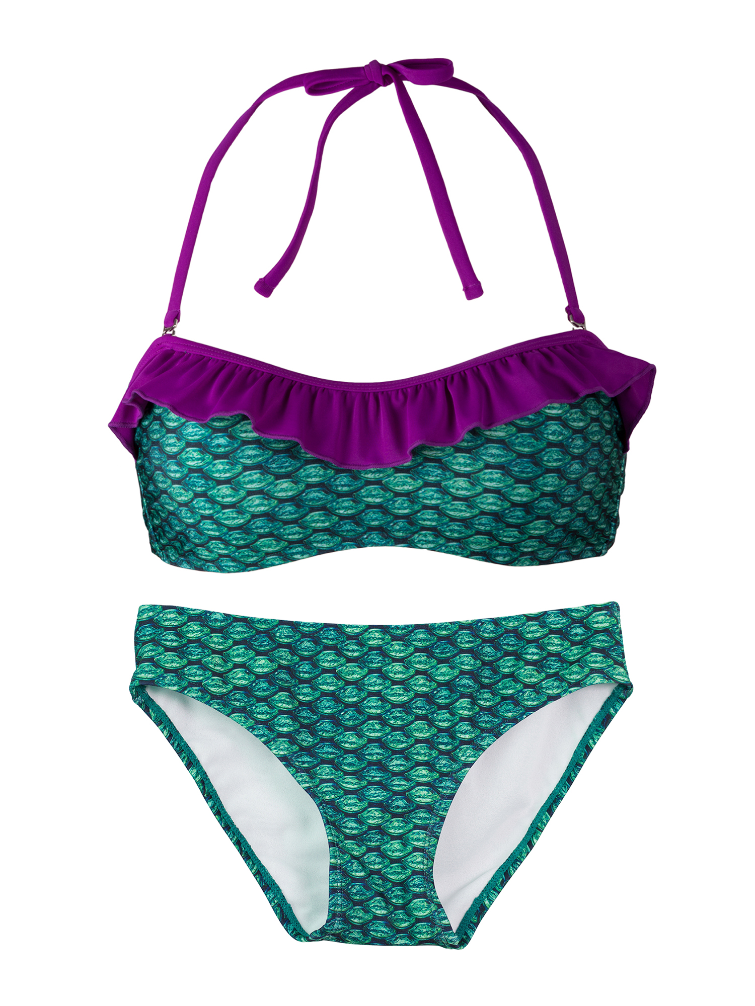 Womens Bandeau Bikini Set By Fin Fun Matches Fin Fun Mermaid Tails Ebay