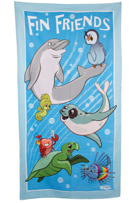 FinFriends Beach Towel | FinFriends