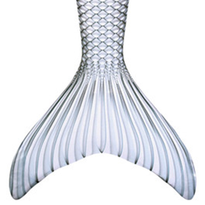 Silver Lightning Mermaid Tail | FinFriends